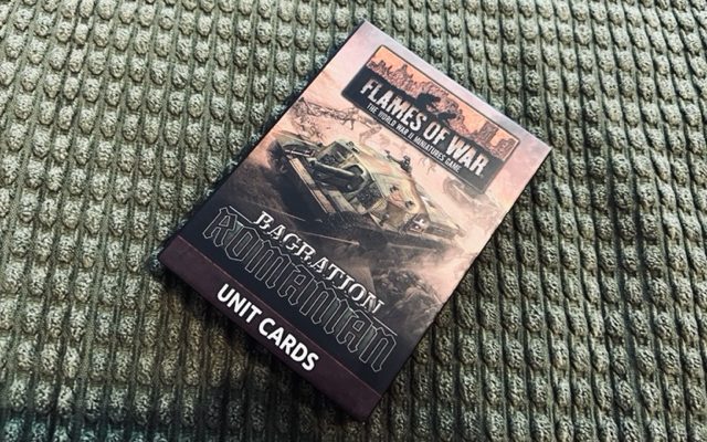 FOW – Late War Romanian Army Unit Cards Review. – Wargaming from the ...