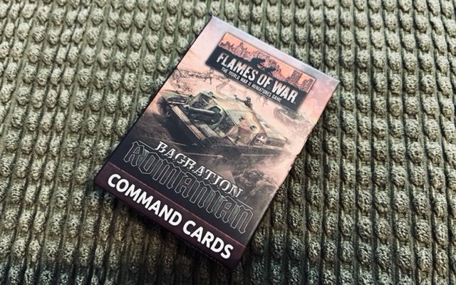 FOW – Late War Romanian Command Card Review. – Wargaming from the Balcony