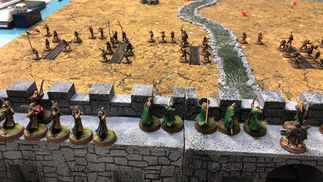 LotR – Helms Deep Scenario – Wargaming from the Balcony