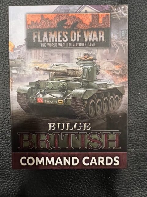 Flames of War – British Bulge Command Cards – Wargaming from the Balcony